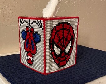 Spiderman Tissue Box - Etsy