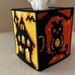 Halloween Tissue Box Cover / Owl / Witch / Haunted House / - Etsy