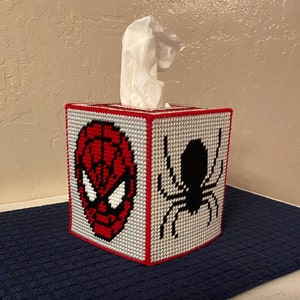 Spiderman Inspired Tissue Box Cover - Etsy
