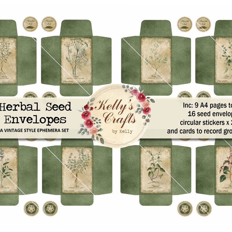 Seed Saving Envelope - Etsy
