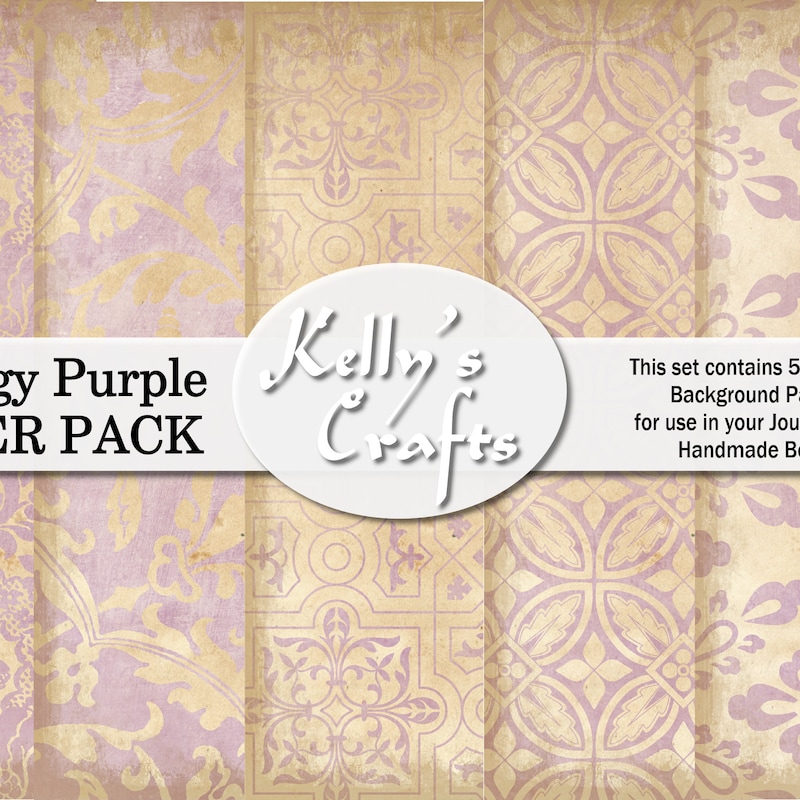 Damask Digital Papers - Etsy