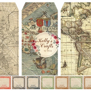 Medieval Maps - Tags, Elements and Embellishments to Create a Variety ...