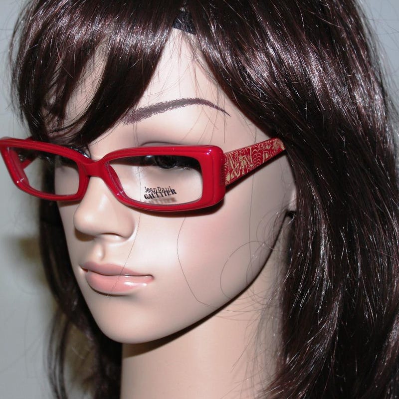 Red Eyeglasses - Etsy