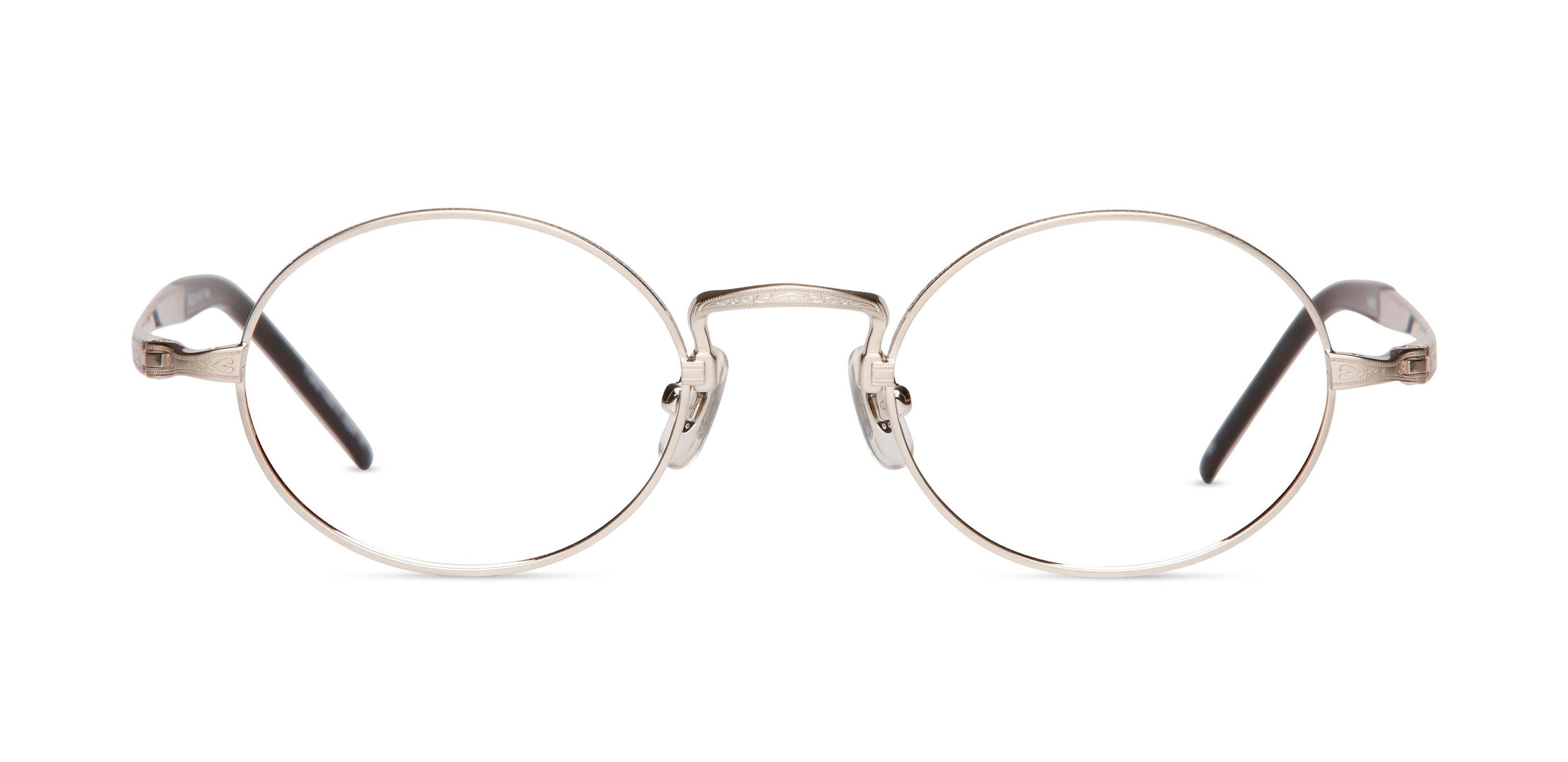 Augenbrille Matte Matten-Runde MATSUDA M3020 Silber gebürstet | Etsy