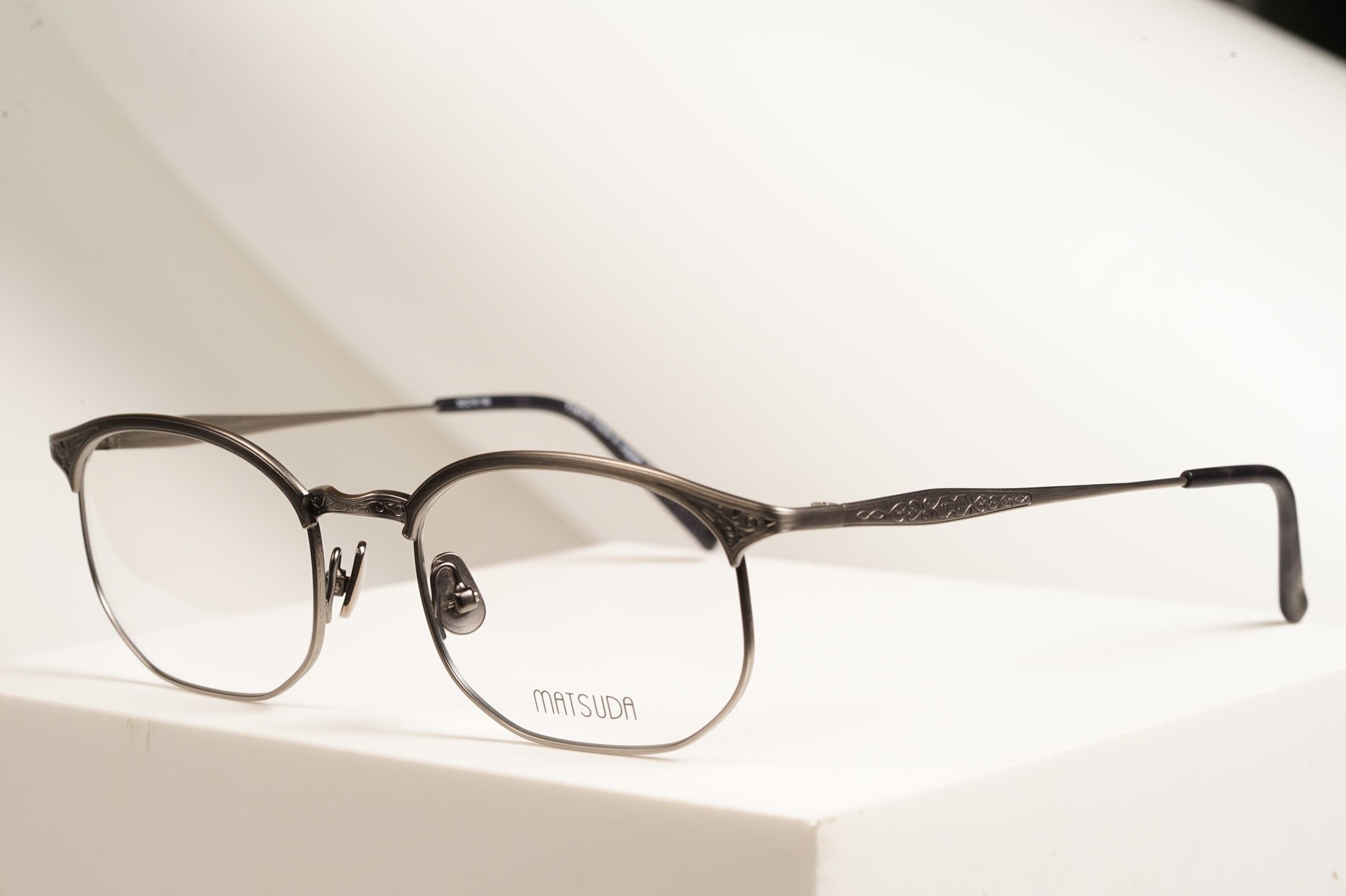 Augenbrille / Gemetrie-Kamera MATSUDA M3025 Antique Silver | Etsy