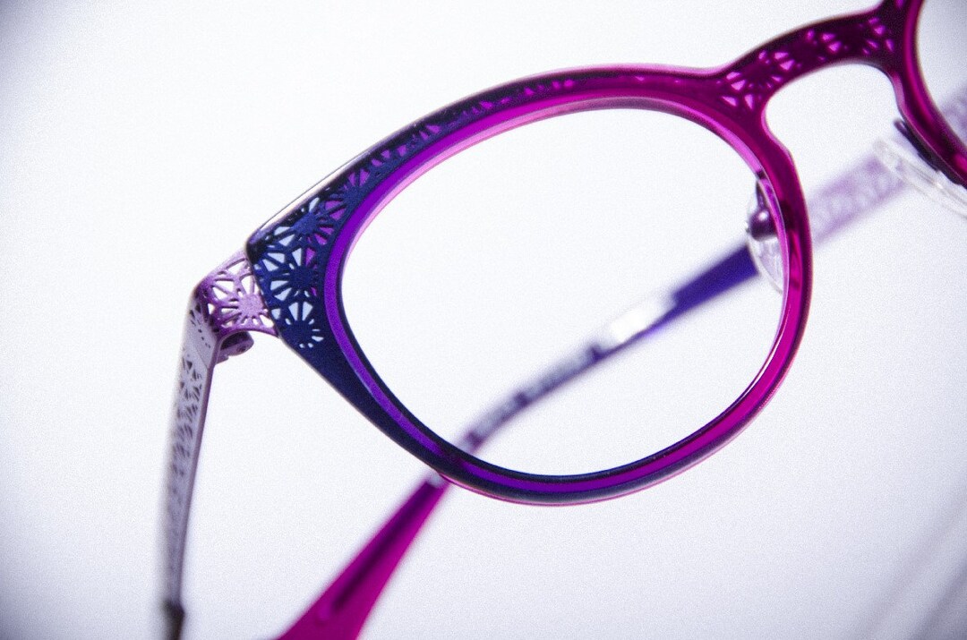 French Designer Volte Face Fidji Model, Round Optical Frame in Vintage ...