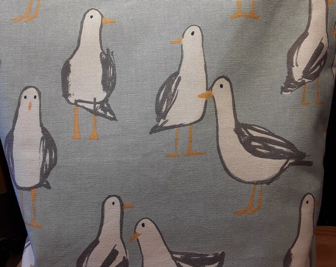 Seagulls Handmade Cotton Bag by Samylovesbags - Etsy UK