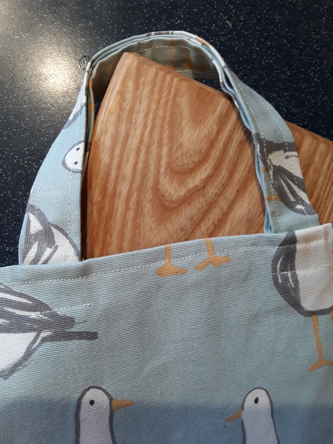 Seagulls Handmade Cotton Bag by Samylovesbags - Etsy UK