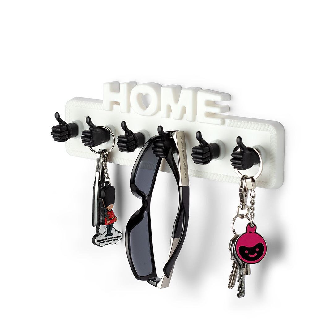 Thumbs-up Key Holder for Wall, Key Rack Organizer With 6 Hooks for ...