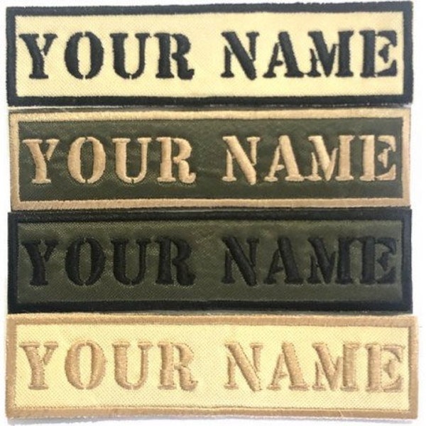 Velcro Name Patch - Etsy