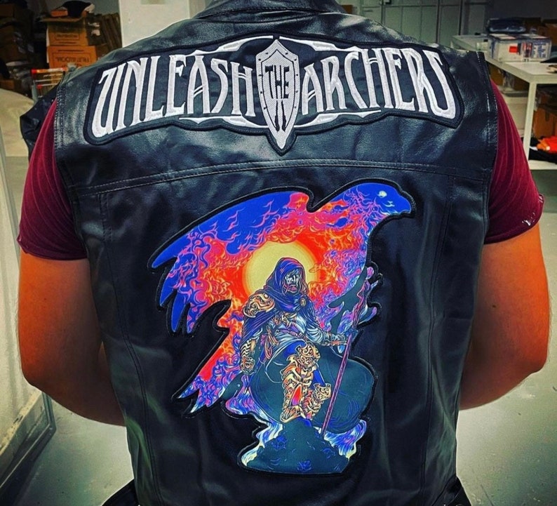 Custom Printed Patch for Bikers Any Size Motoclub Jacket - Etsy