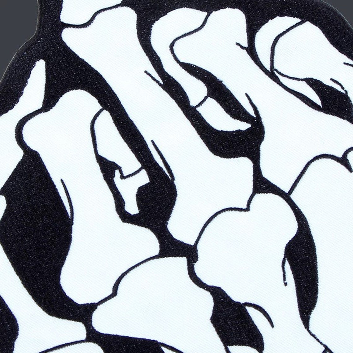 Skeleton Middle Finger Patch for Bikers Motoclub Jacket | Etsy