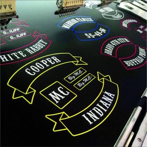 Custom Rockers Patch for Bikers, Any Size, Motoclub Jacket, Large Patch, Back Patch Rockers ...