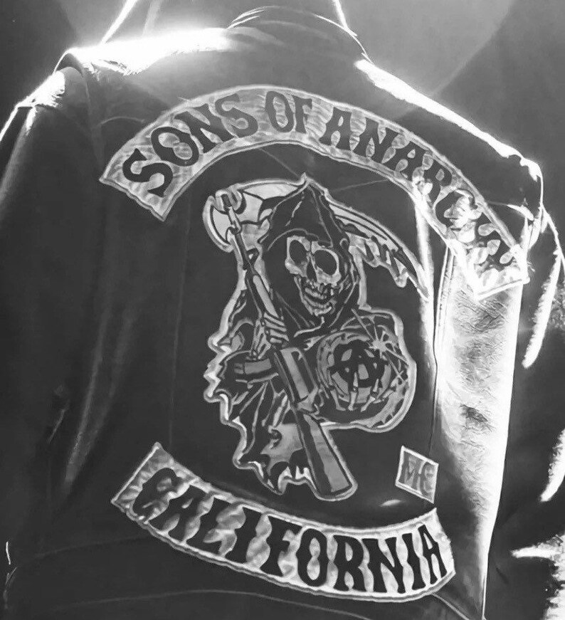 Sons of Anarchy Back Patches Embroidered JACKET NOT | Etsy