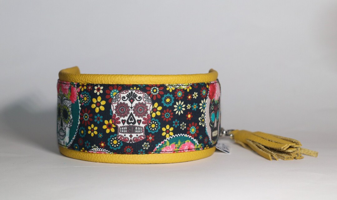 Dog and Sighthound Collar | Plastic Buckle | Slip-on | Genuine Leather ...