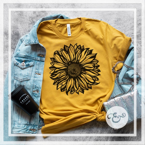 Sunflower Iron on Transfer - Etsy