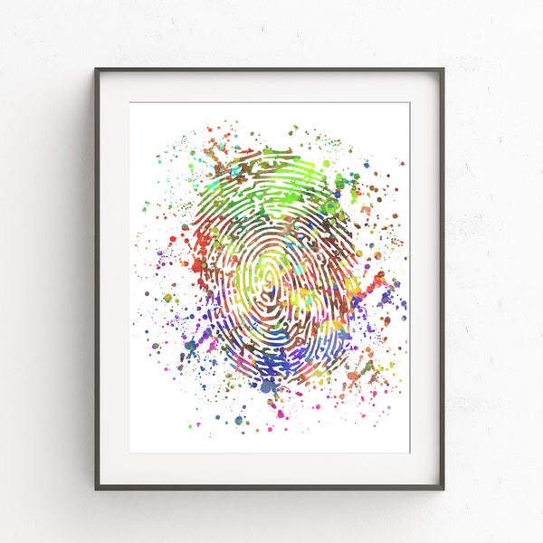 Fingerprint Art - Etsy