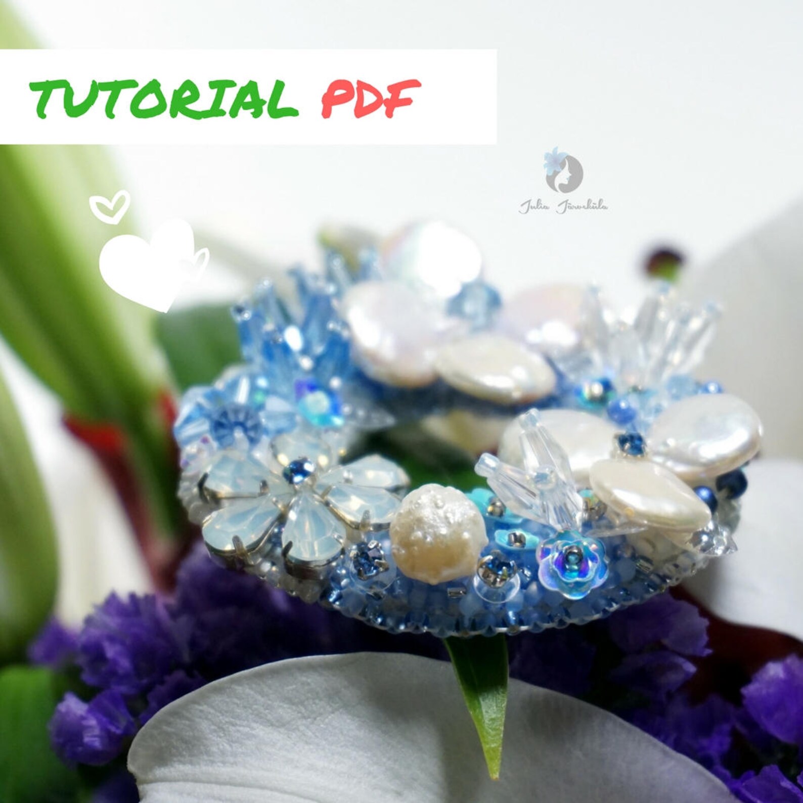 Tutorial PDF | Tutorial Brooch | DIY Brooch | Jewelry Making ...