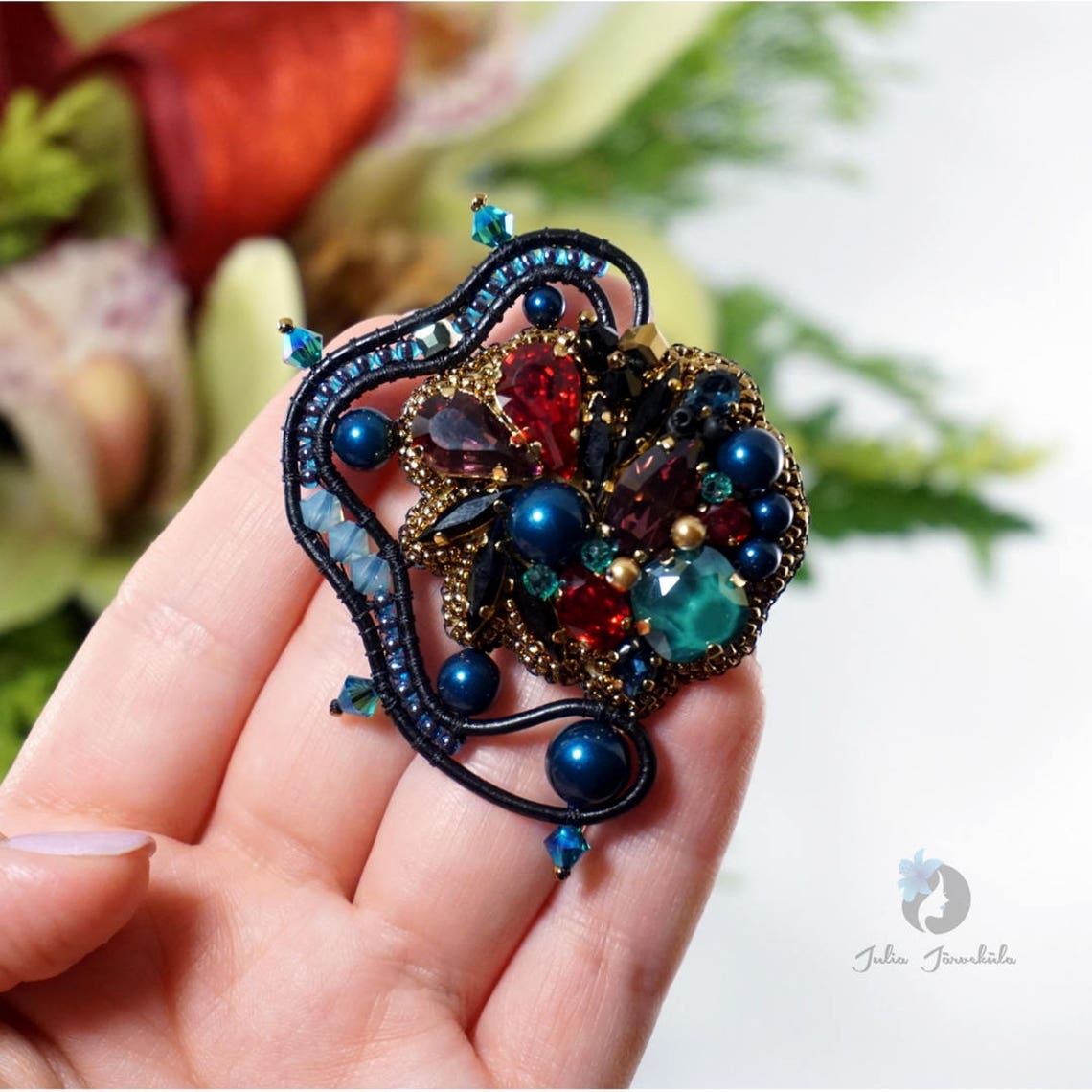 Tutorial PDF Tutorial Brooch DIY Brooch Pendant Jewelry - Etsy