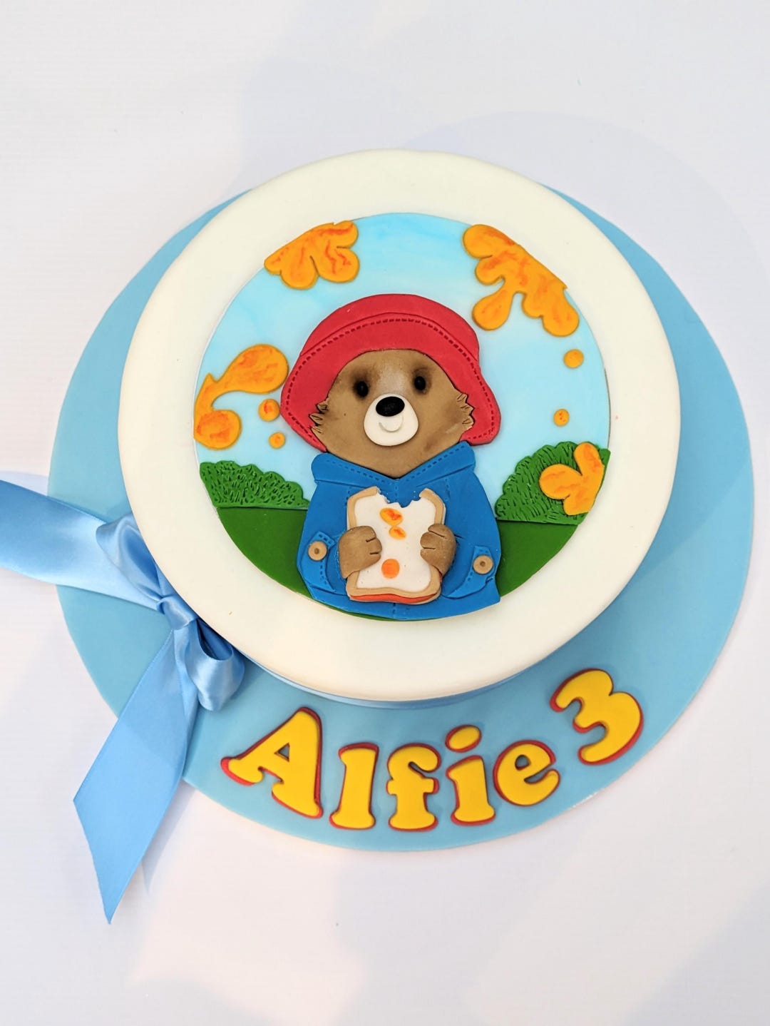 Handmade Paddington Bear Cake Topper Personalised - Etsy
