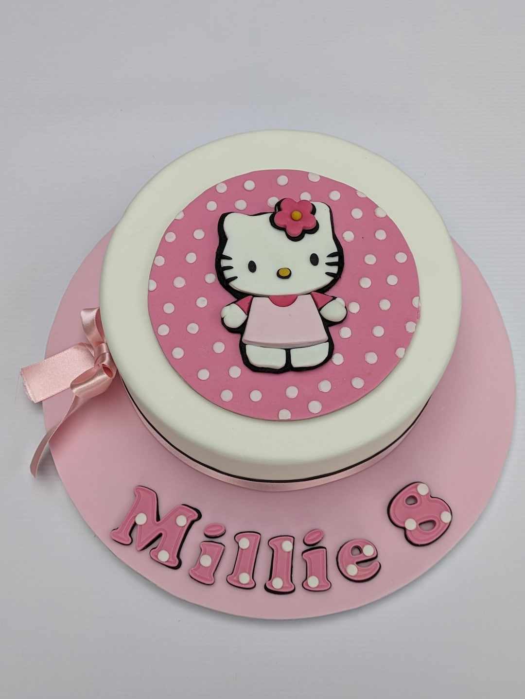 Handmade Hello Kitty Cake Topper Personalised - Etsy