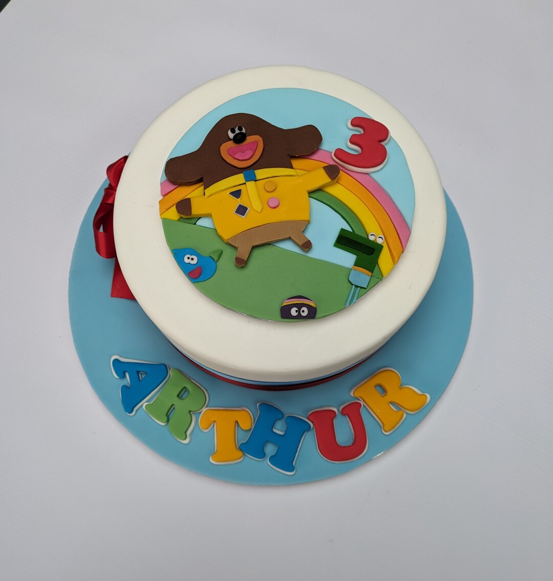 Hey Douggie Cake Topper - Etsy
