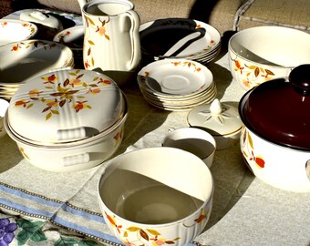 Jewel tea autumn leaf | Etsy