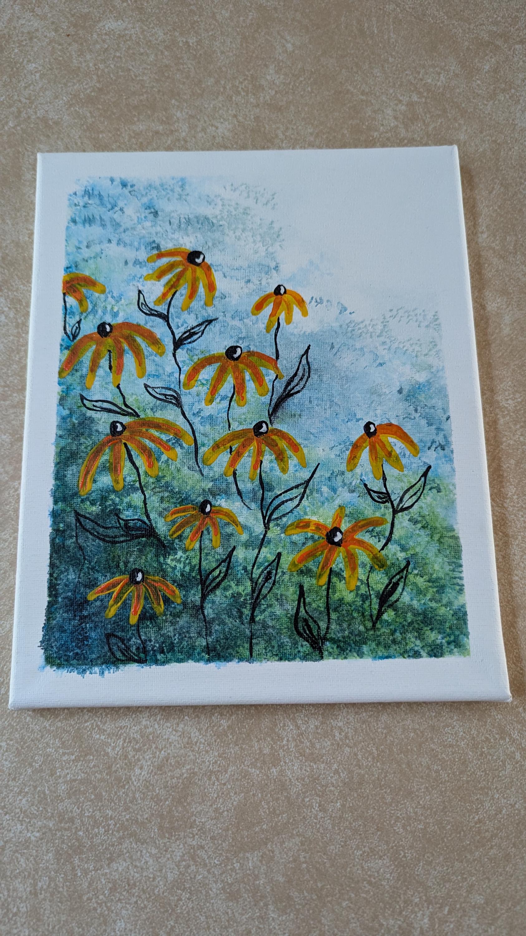 Field of Flowers (8x10) - Etsy