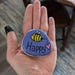 Purple Be Happy Rock - Etsy