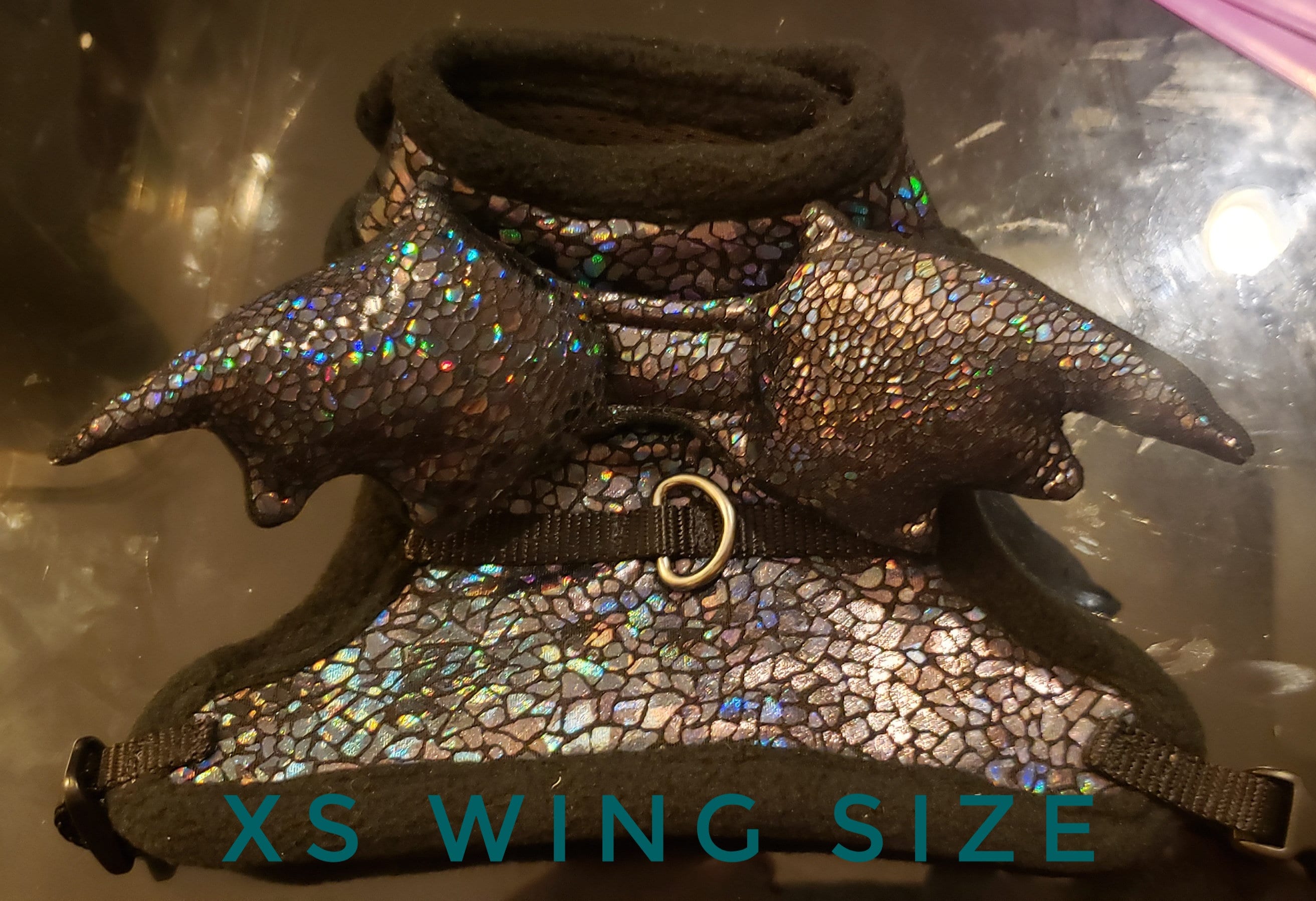 Black Dragon Harness With Removable Wings - Etsy