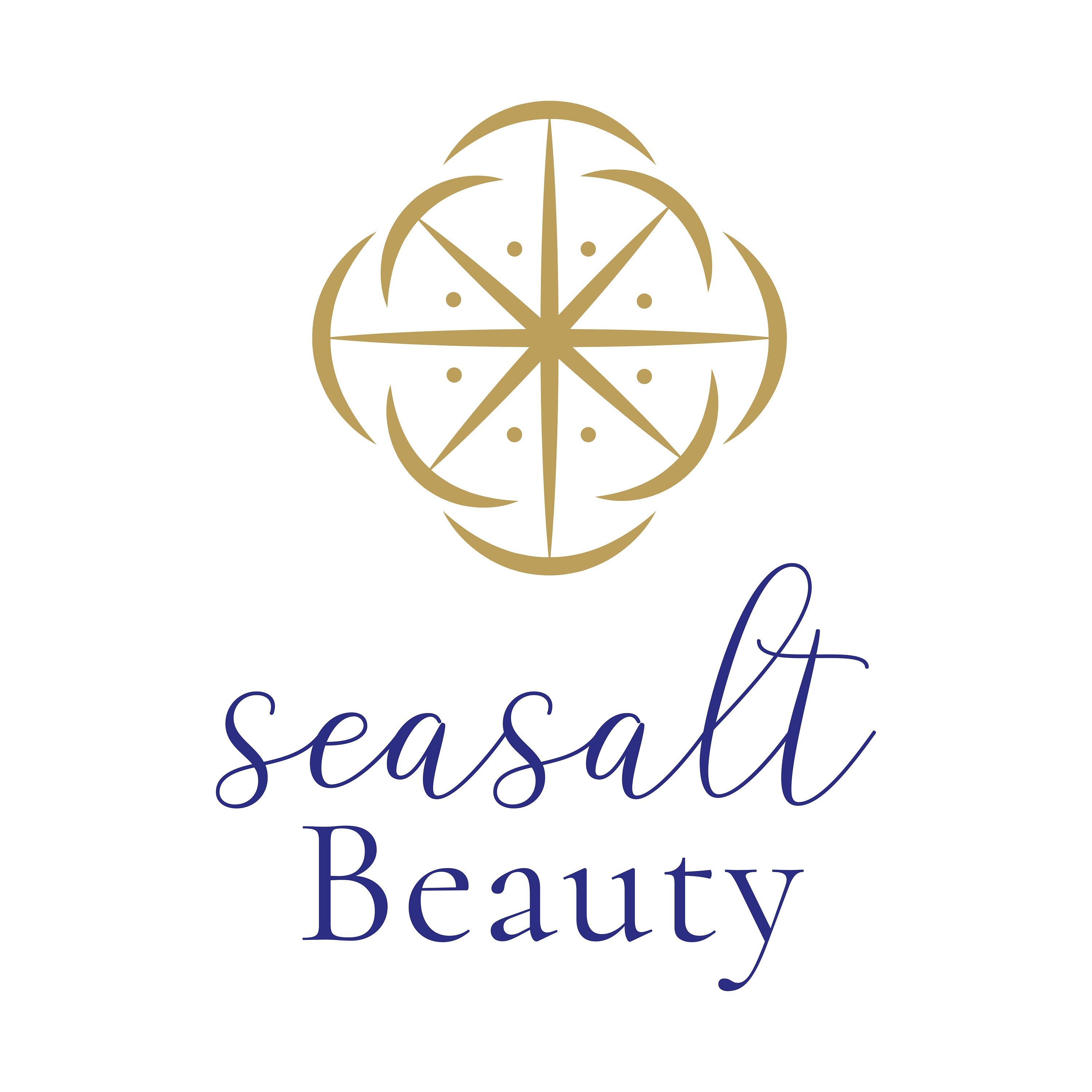 Gold Logo Pre-made Logo Design Seaside logo coastal logo | Etsy