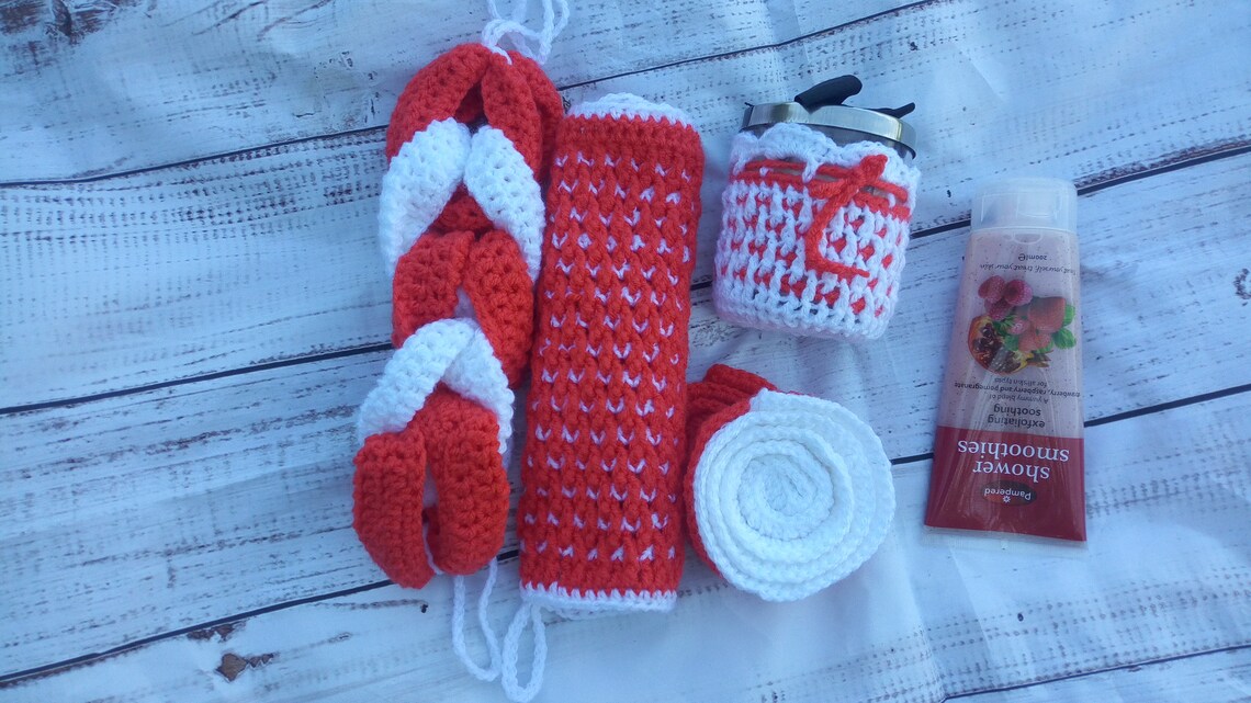 Crochet Loofah Pattern, Perfect Crochet Back Scrub Pattern, Shower ...