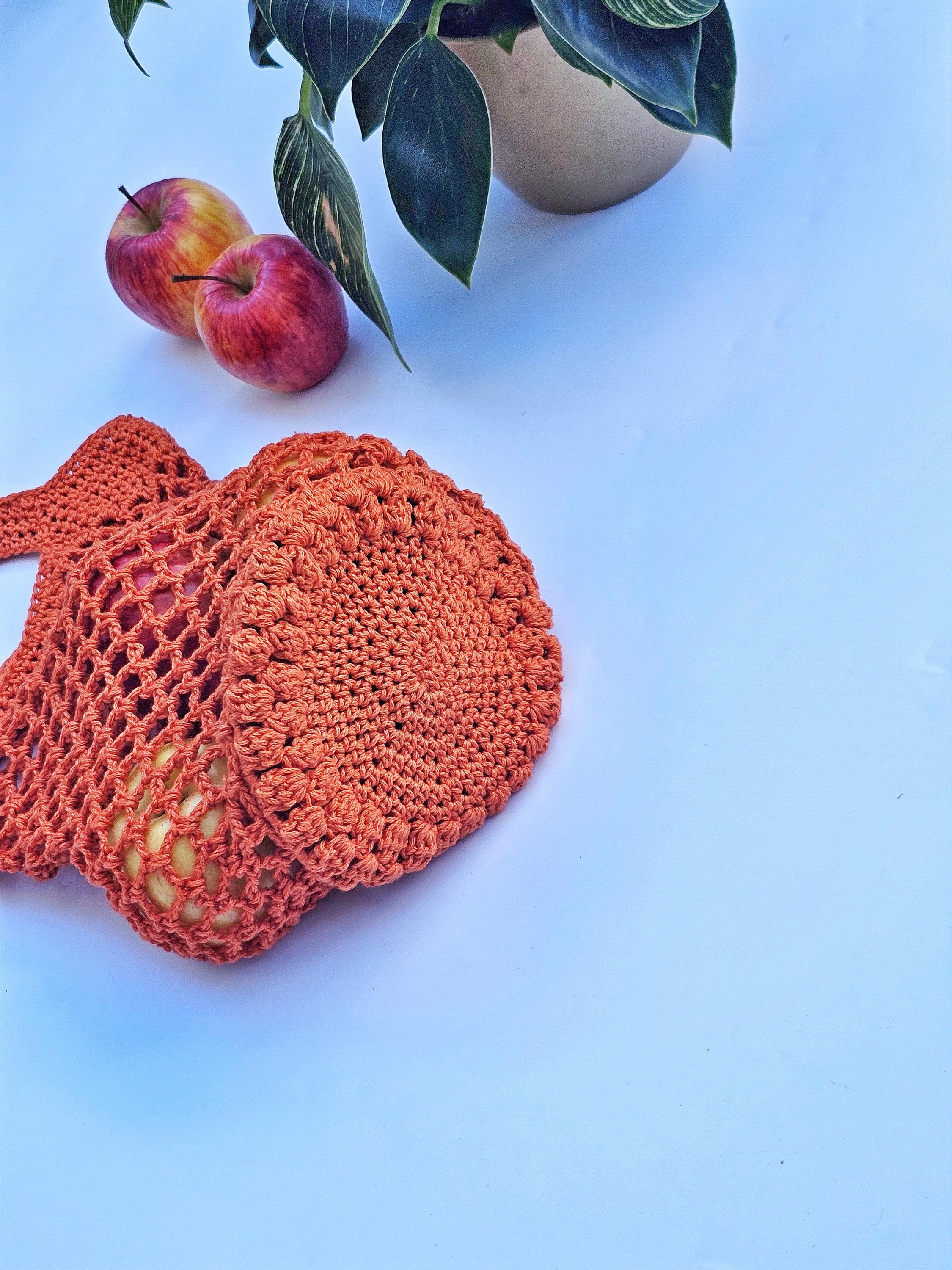 Foldable Market Bag Crochet Pattern | Reusable Shopping Tote, Eco ...