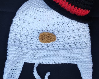 Snowman Beanie | Etsy