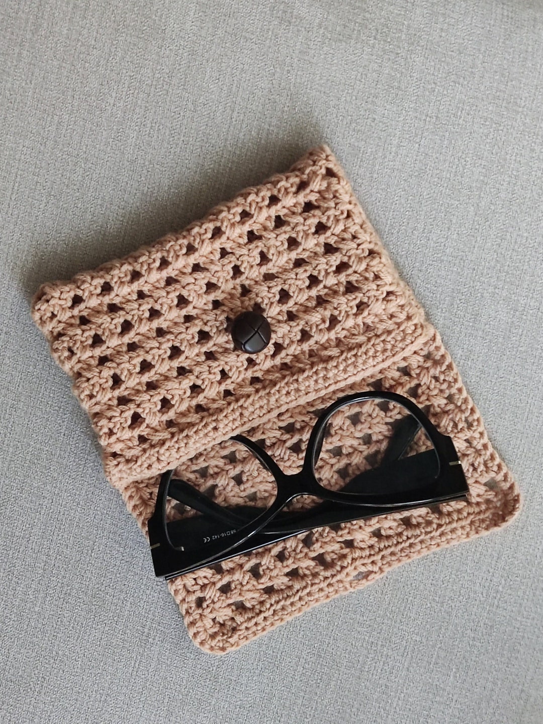 Easy Crochet Eye Glasses Holder Pattern, Small Pouch Pdf - Etsy