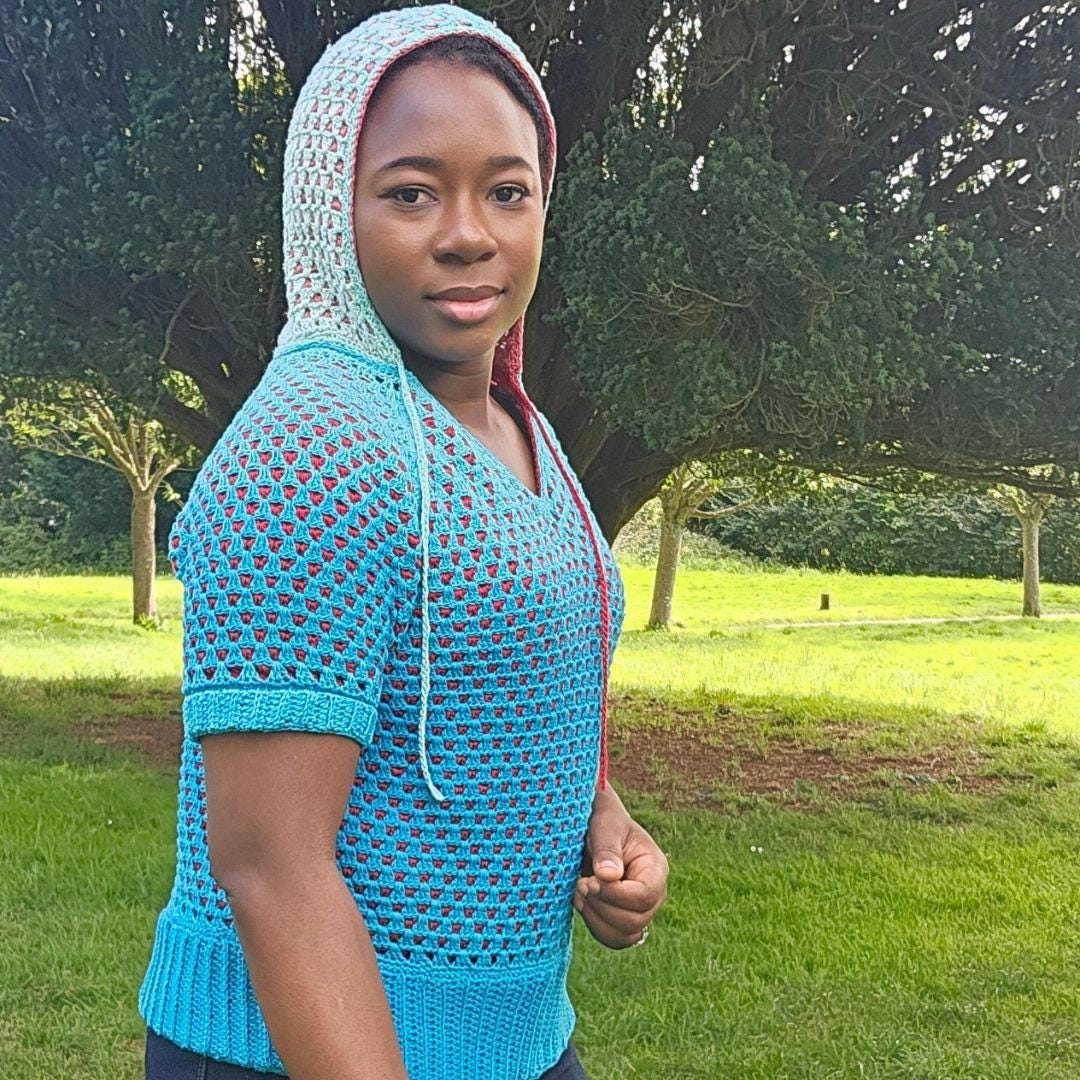V Neck Crochet Sweater Pattern | Two Sided Crochet Sweater Pattern - Etsy