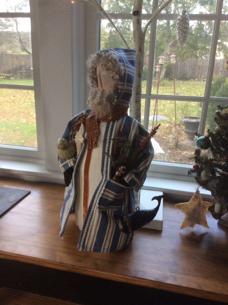 Handmade Nautical Santa OOAK Primative Santa Santa Decor - Etsy UK