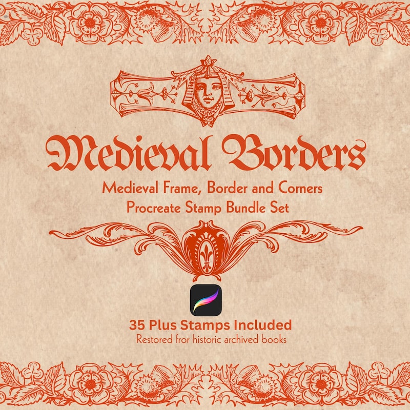 Medieval Borders Design - Etsy UK