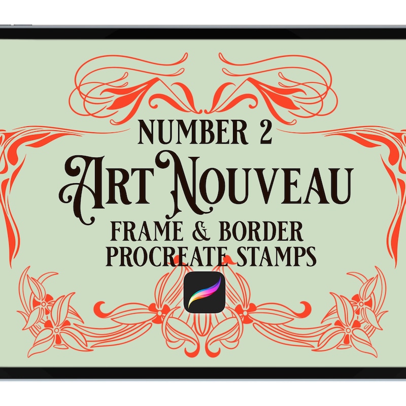 Art Nouveau Frames 8x10 - Etsy