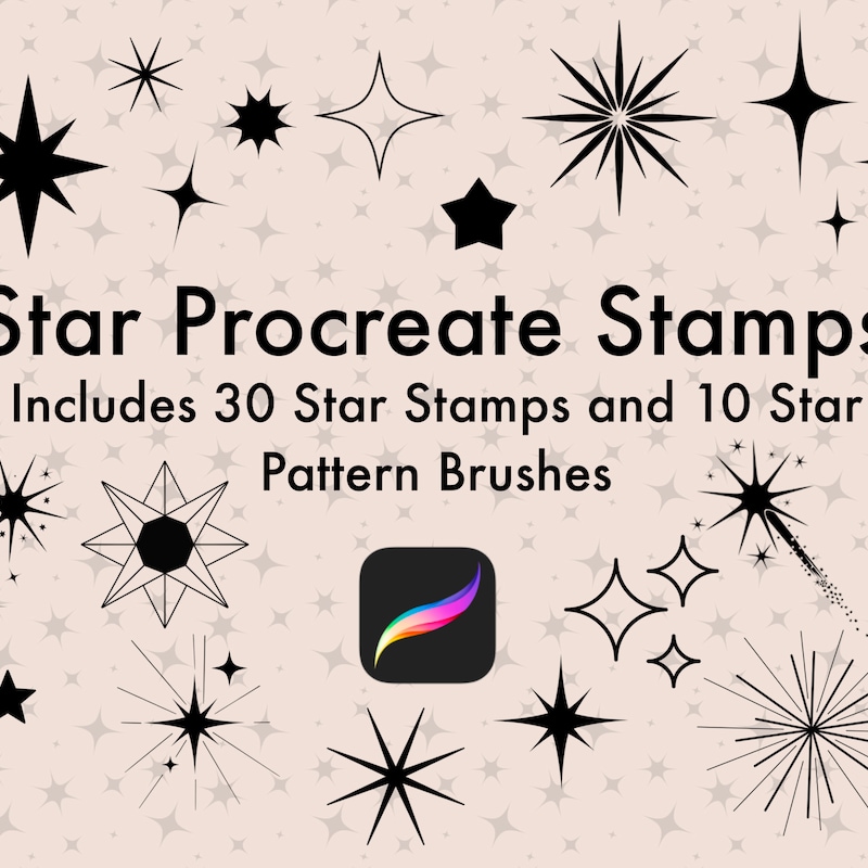 Graphic Brush Procreate - Etsy