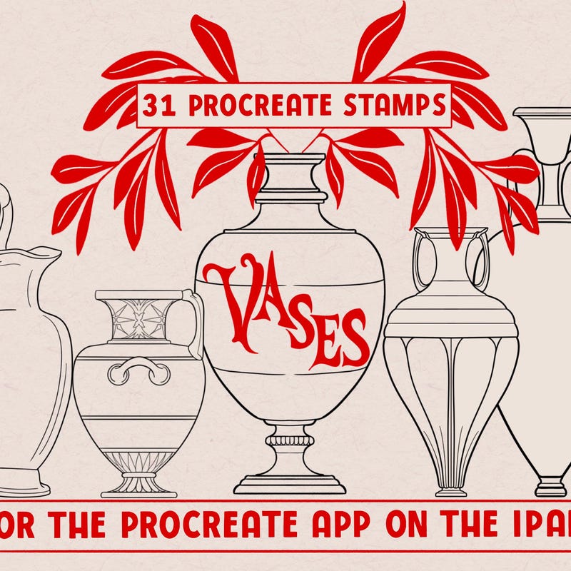 Greek Vase Stamp - Etsy