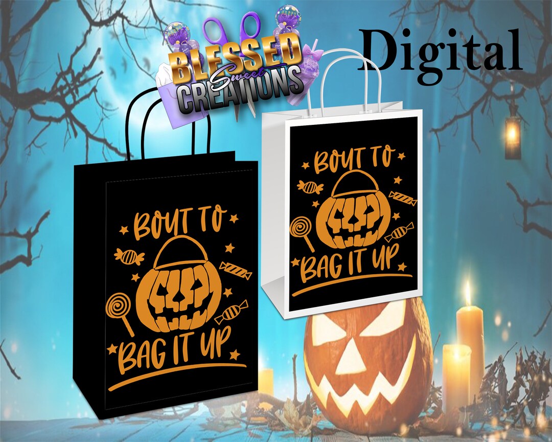 Halloween Treat Bag-halloween Bag-treat Bags-pumpkin Treat Bag ...