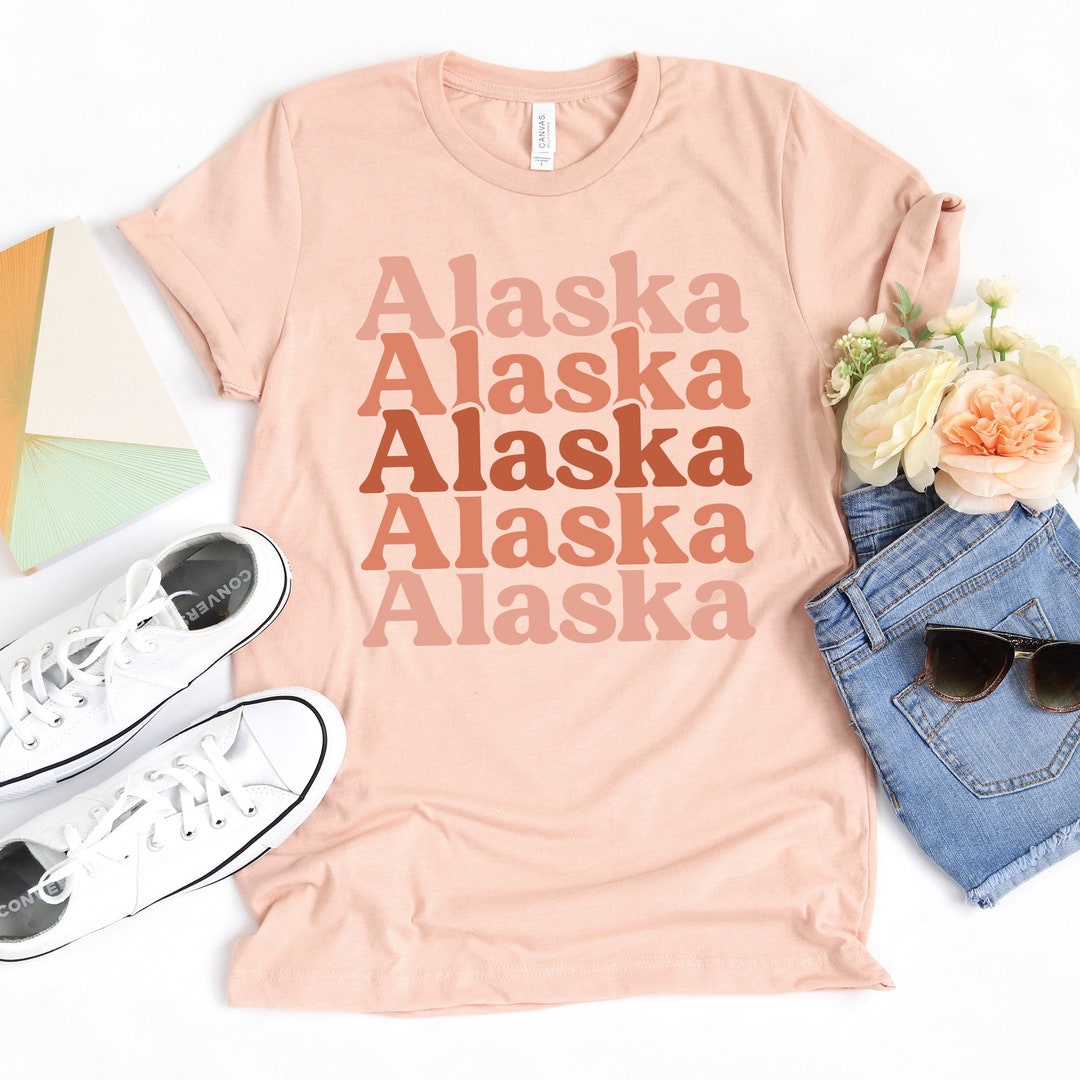 Retro Alaska / Alaska Gift Shirt / Alaska Trip Shirt / Alaska Home ...