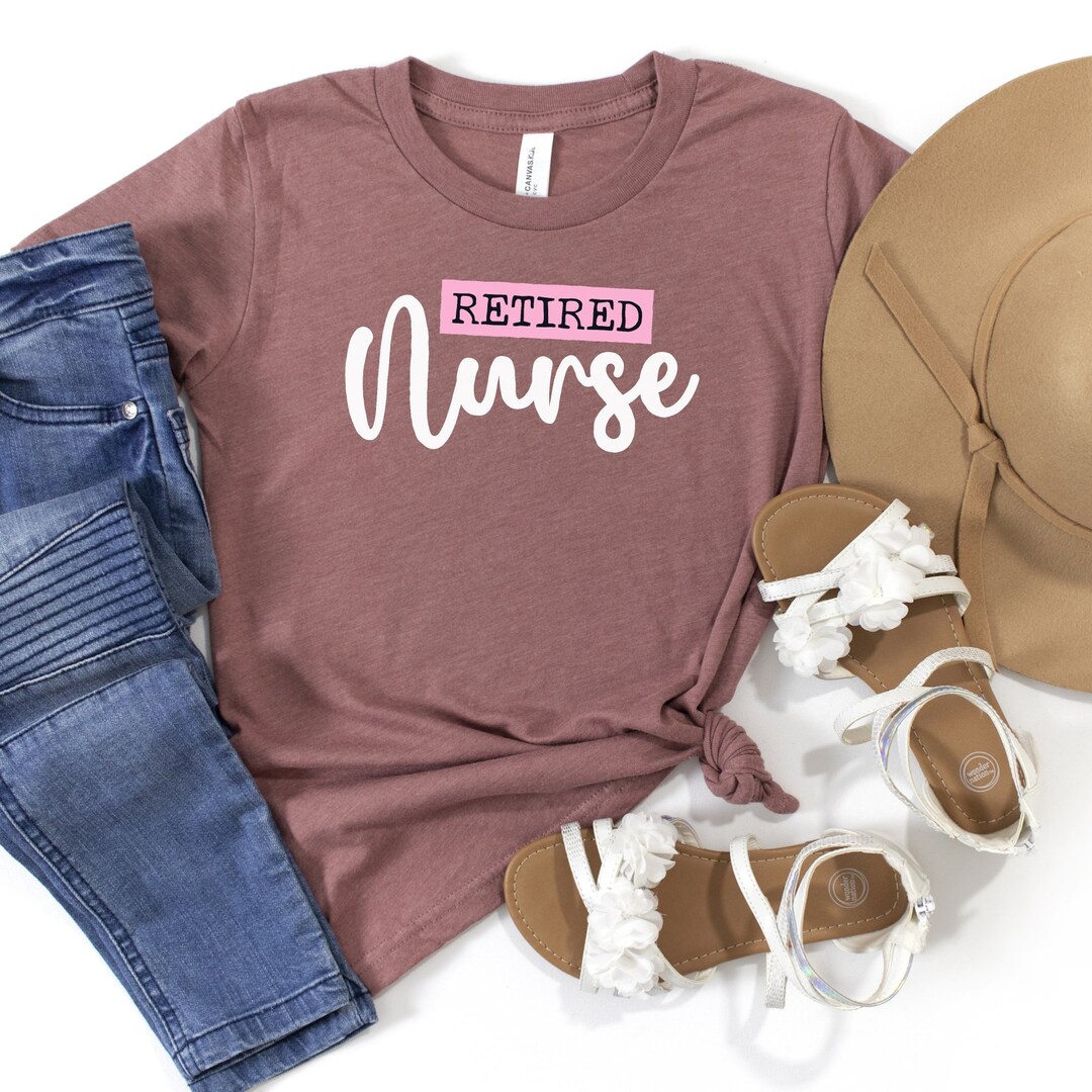 Retired Nurse Shirt / Retirement Gift / Retirement Party / Stethescope ...