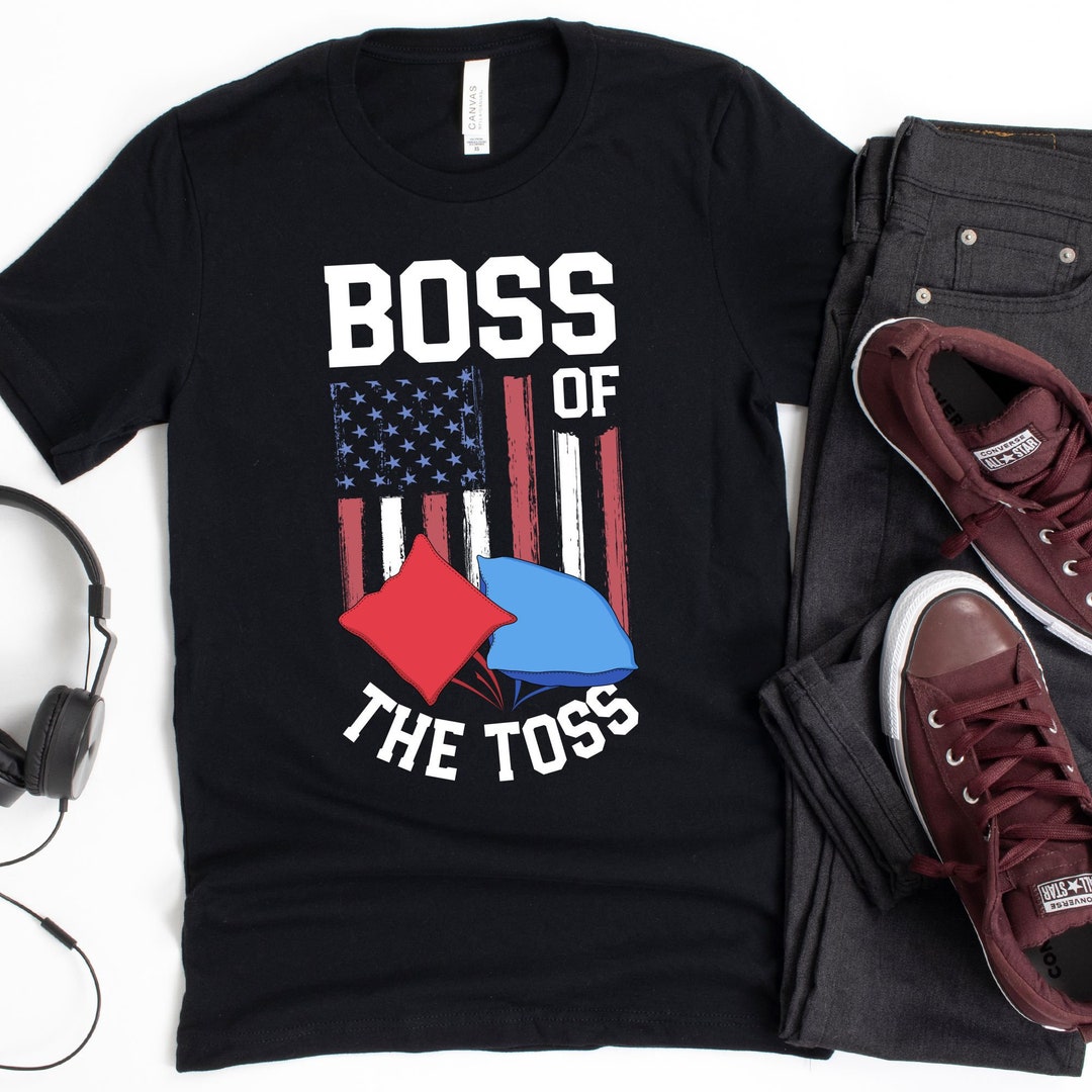 Boss of the Toss T-shirt / Boss of the Toss / Cornhole Shirt / Cornhole ...