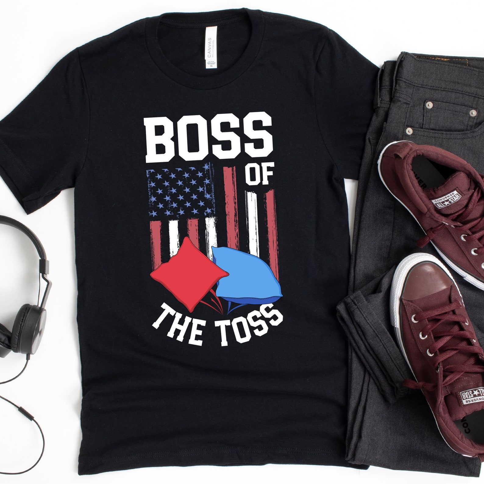 Boss of the Toss T-shirt / Boss of the Toss / Cornhole Shirt / - Etsy