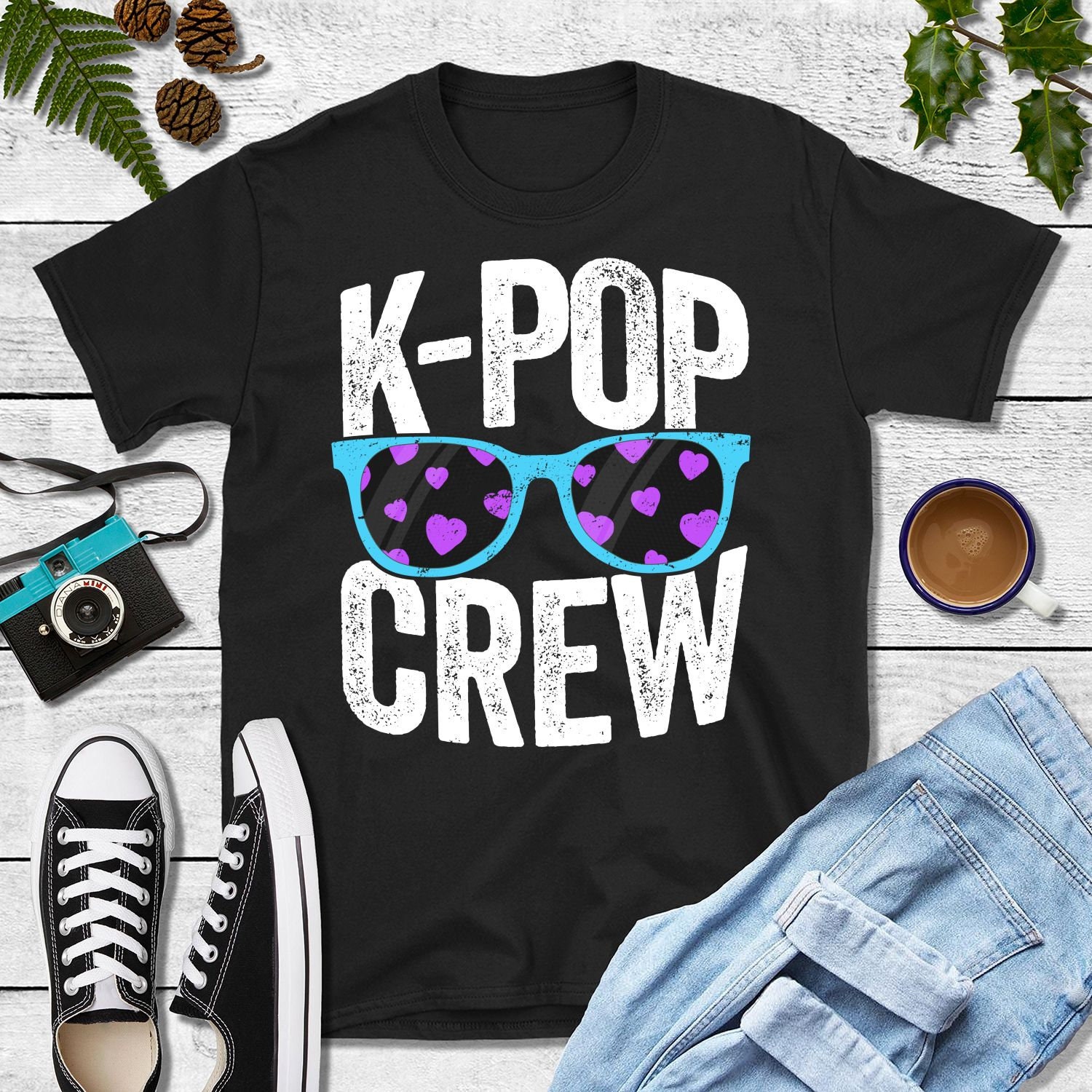 K-Pop Crew Shirt KPop Tee KPop Shirt K Pop Shirt South Korea | Etsy