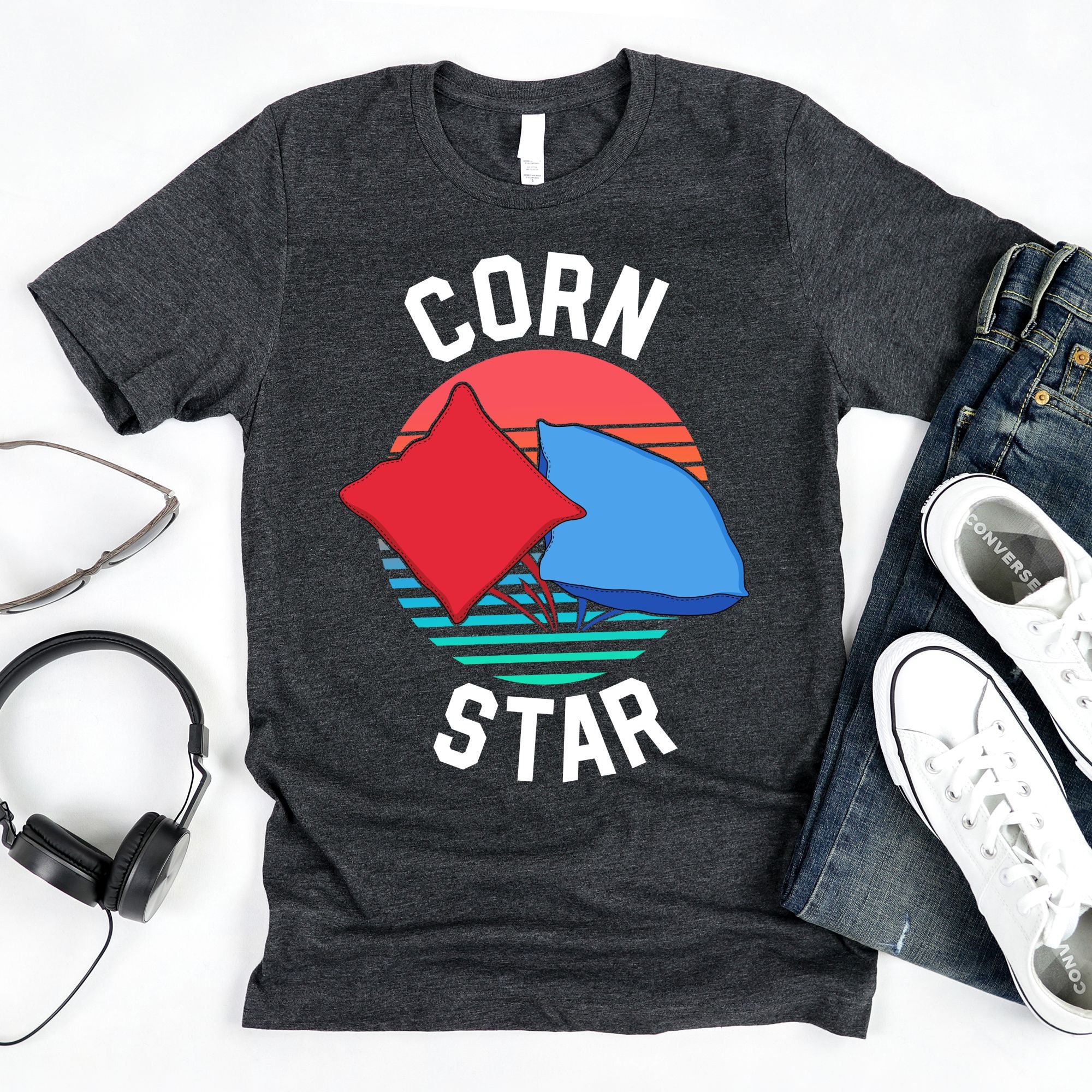 Corn Star T-Shirt / Corn Star / Cornhole Shirt / Corn Hole | Etsy