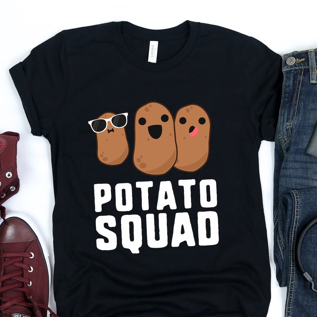 Potato Squad Shirt / Vegan Shirt / Lazy Shirt / Vegetable Tshirt ...