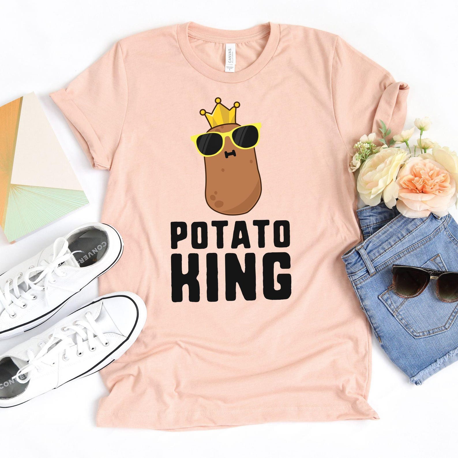 Potato King T-shirt / Funny Potato Shirt / Potato King / Thanksgiving ...
